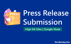 200+ Press Release Submission Sites 2026 (Instant Live)